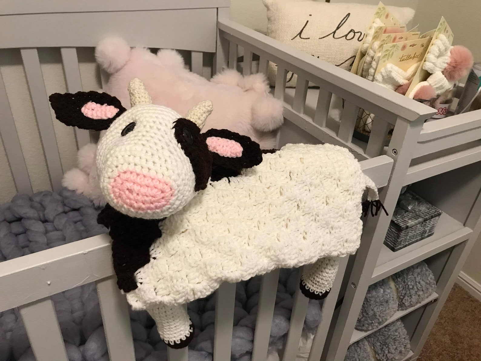 Cow Baby Blanket Crochet Pattern - Etsy