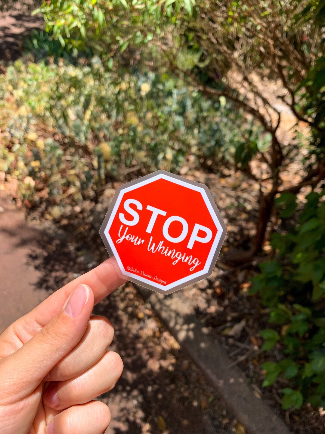 STOP Your Whinging Vinyl Sticker - Etsy.de