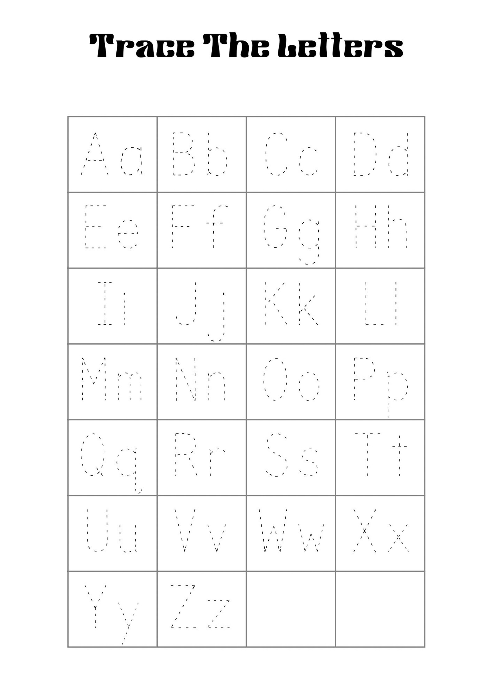 Worksheet for Kids tracing Workbook - Etsy