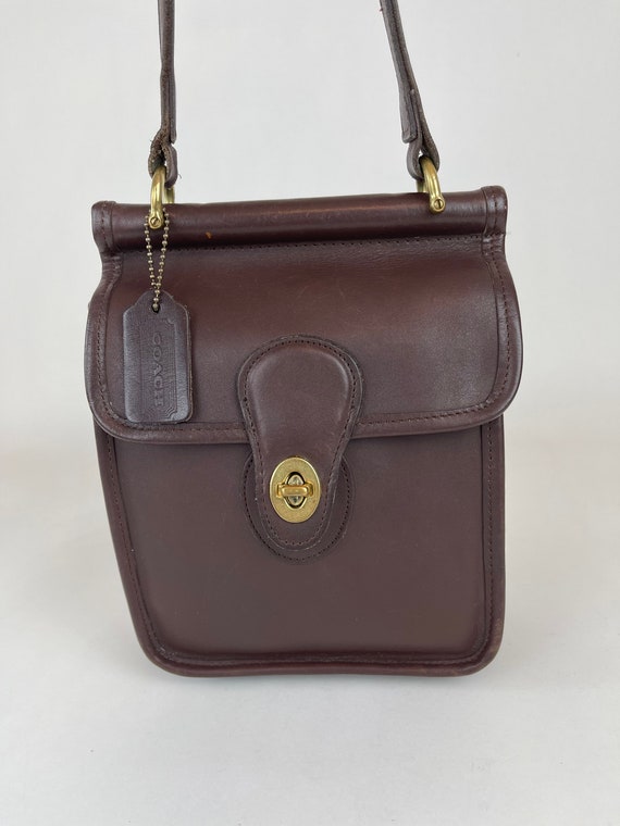 Coach Vintage 1990's Murphy Crossbody Bag Leather Bla… - Gem