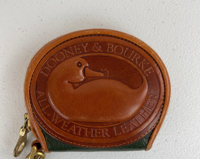 Vintage 90s Dooney & Bourke Large Duck Coin Purse in Green - Etsy