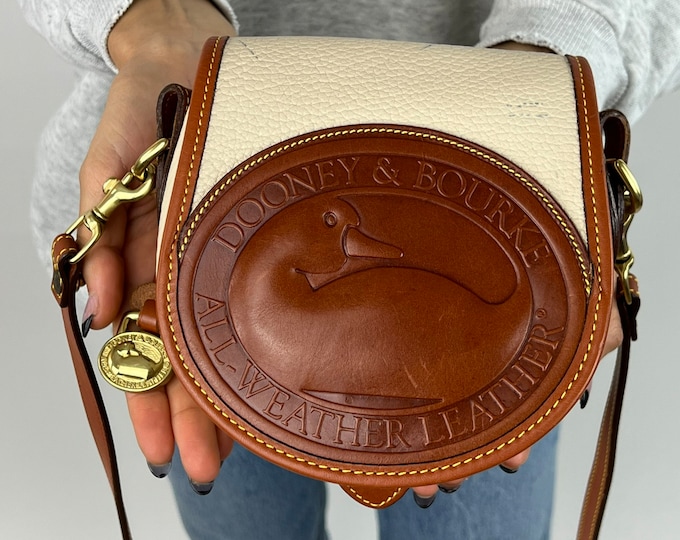 Vintage 90s Dooney & Bourke Large Duck Crossbody - Etsy