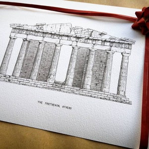 The Parthenon - Architecture Print - Etsy