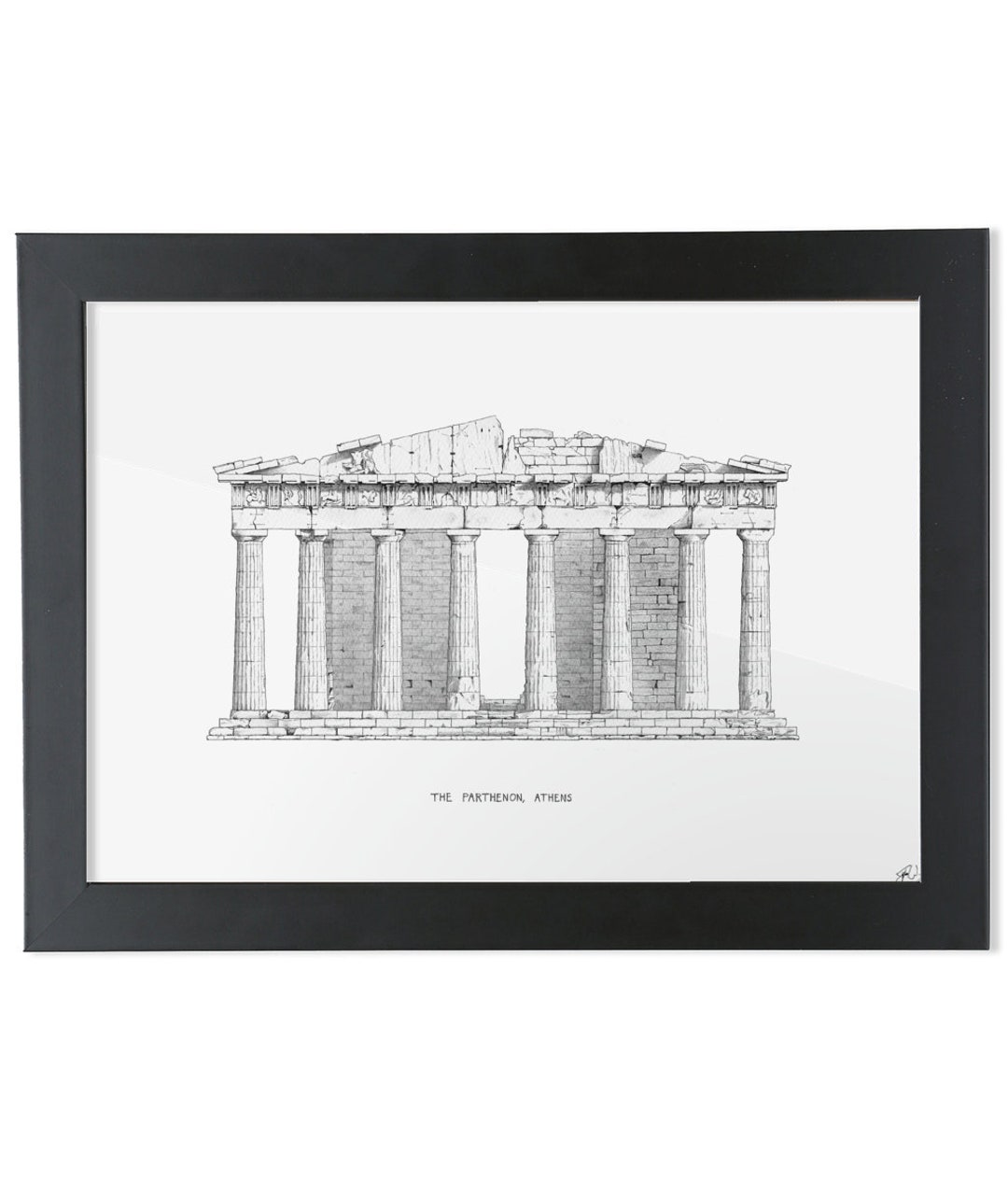 The Parthenon - Architecture Print - Etsy