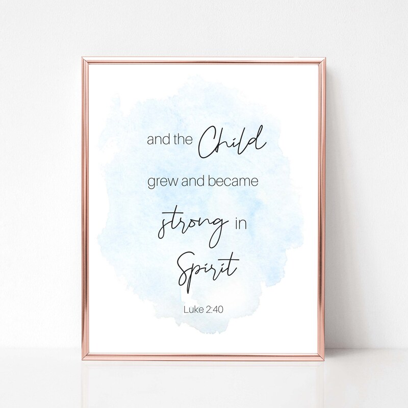 Luke 2 40 - Etsy