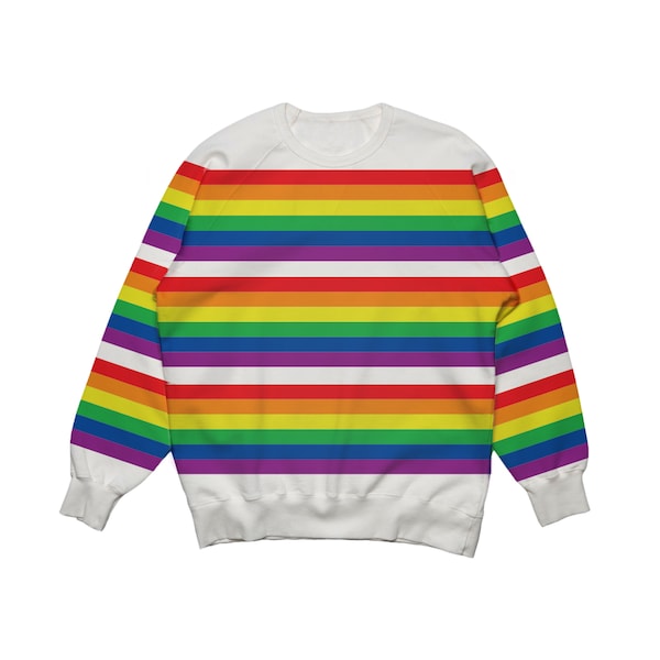 Rainbow Sweater - Etsy