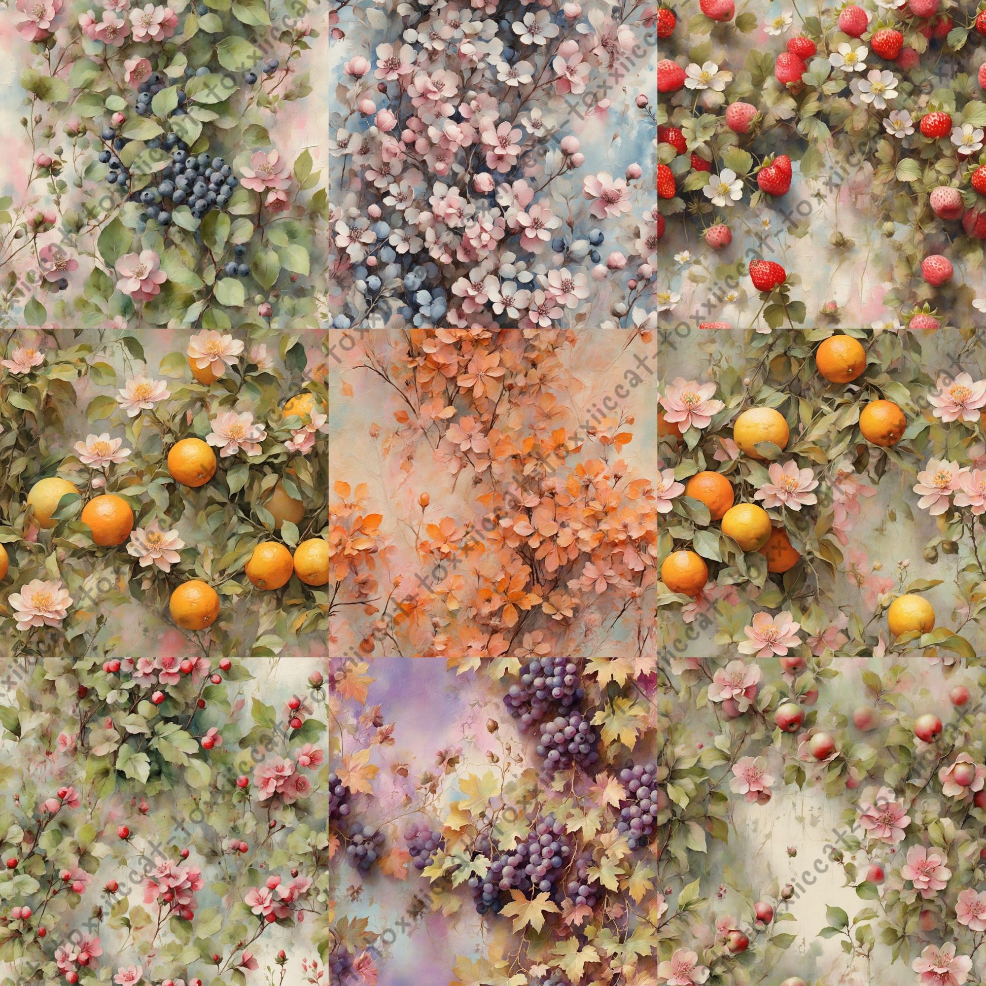 Vintage Digital Paper, Big Bundle Shabby Journal, Digital Paper ...