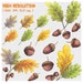 Acorn Clipart Set Fall Clipart Oak Leaves Autumn Fall Leaves ...