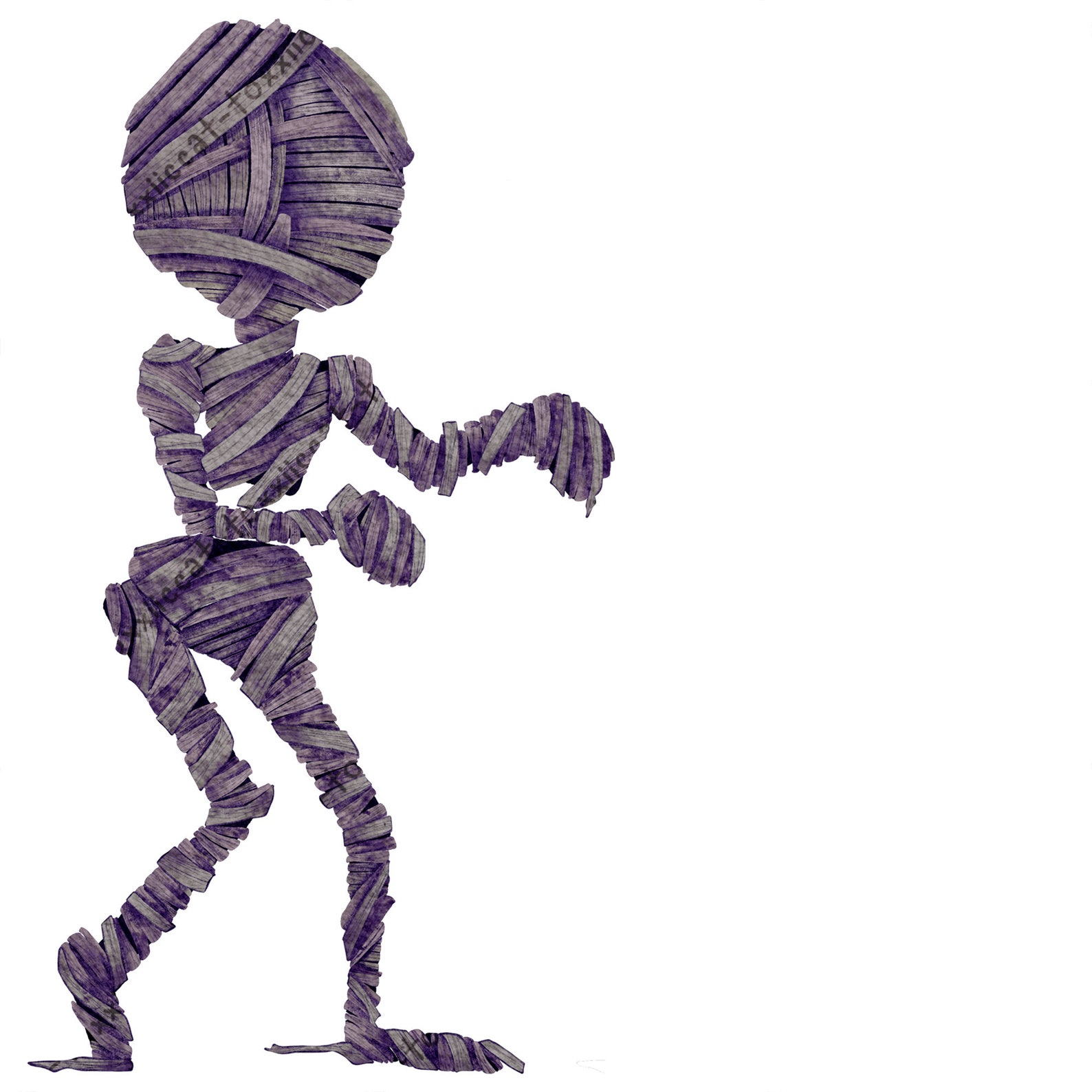 Halloween Watercolor Clipart. Mummy Clipart Jack O Lantern - Etsy