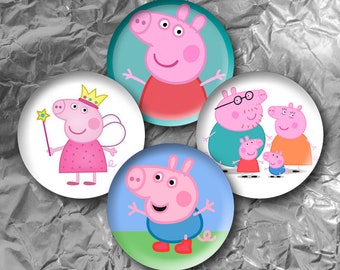 Peppa pig circles | Etsy