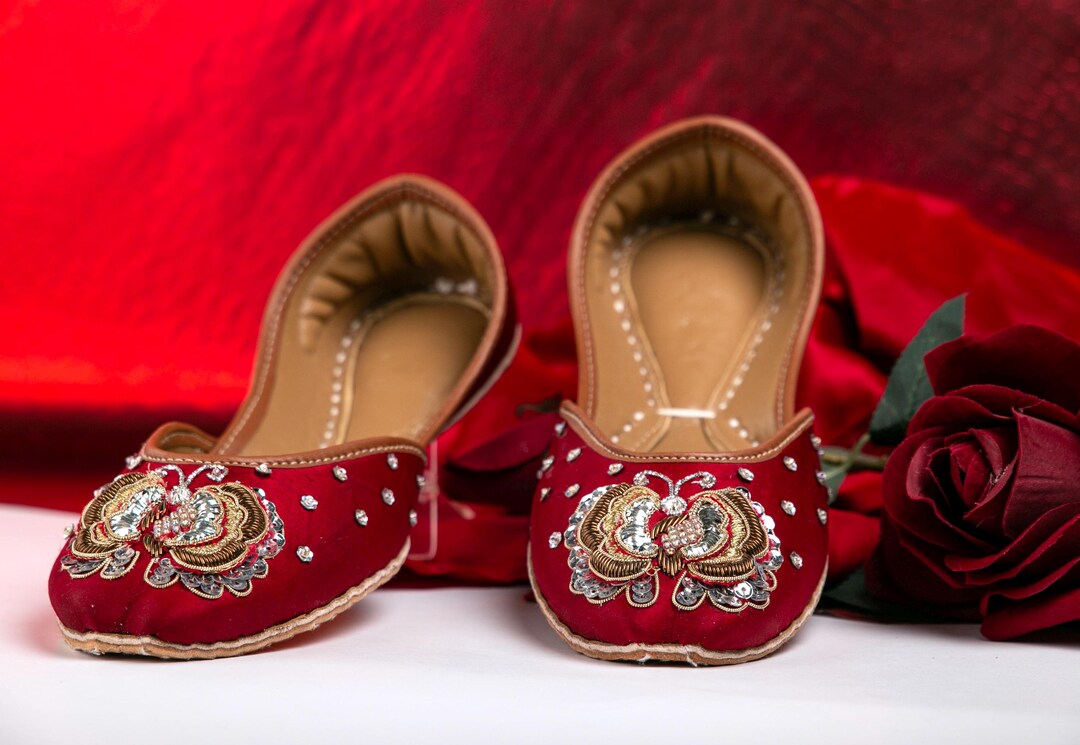 Ethereal Wings Butterfly Flats: Embellished Wedding Shoes, Comfortable ...