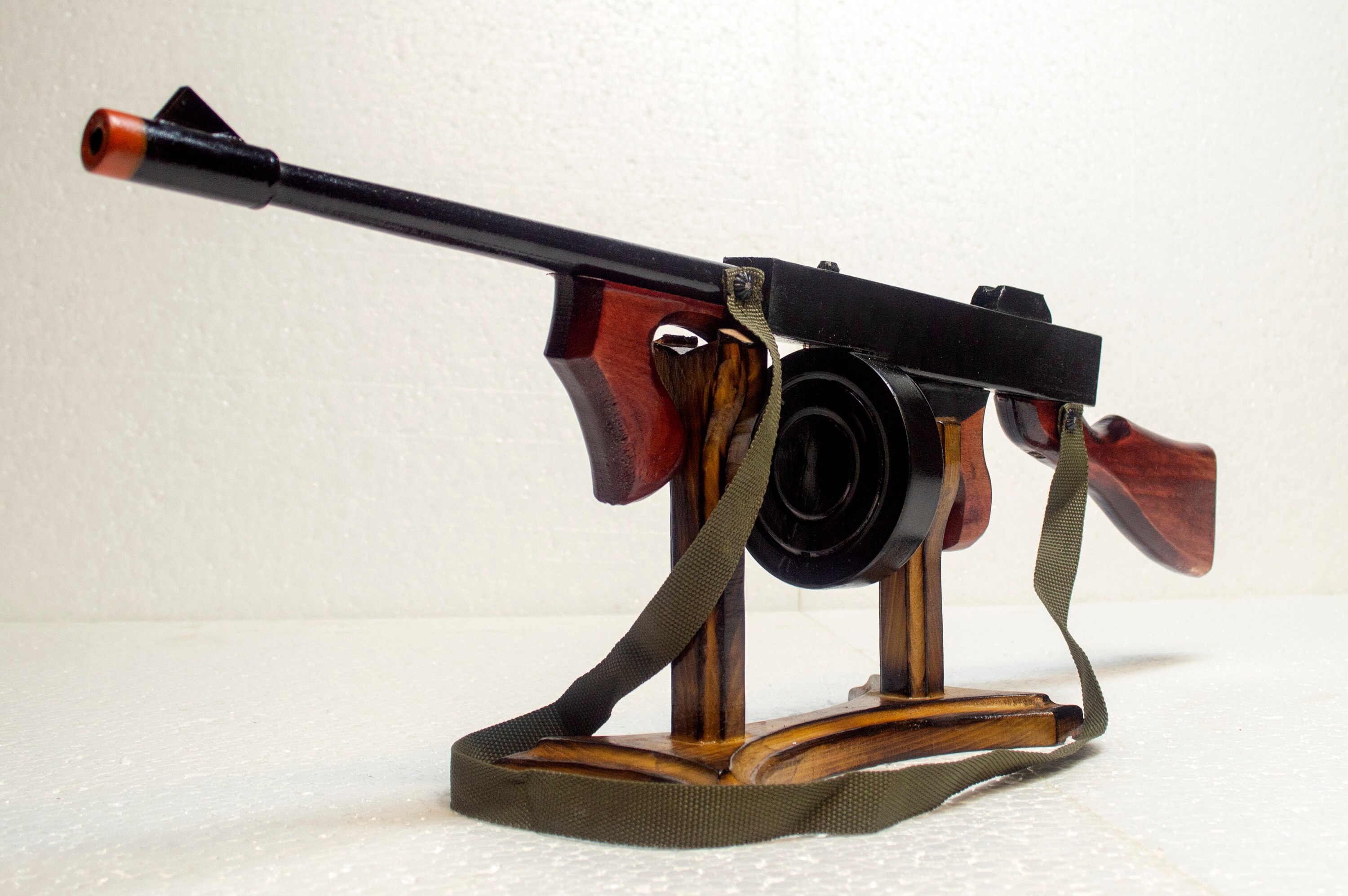 Wooden toy Tommy gun buy tommy gun chicago typewriter | Etsy