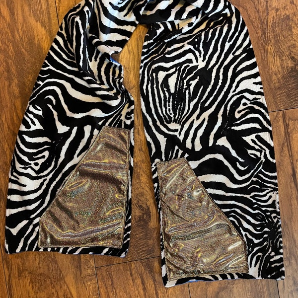 Zebra Print Scarf - Etsy