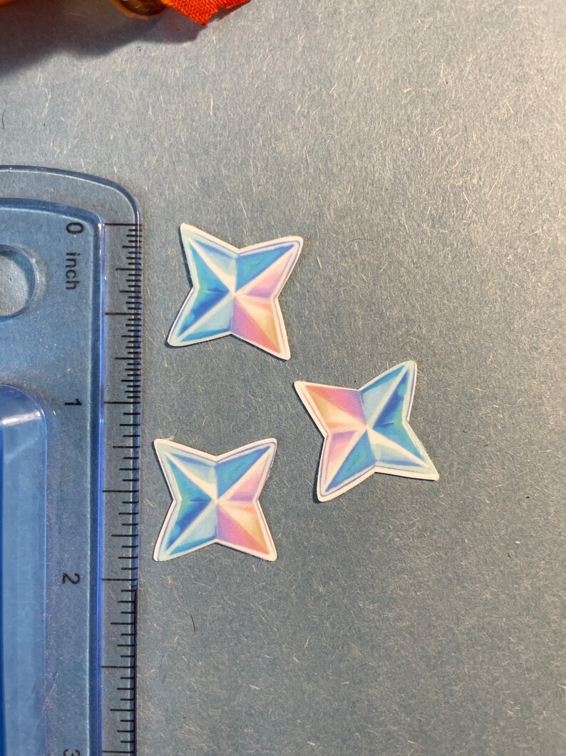 Genshin Impact Primogem Sticker Flake Sticker Pack for - Etsy