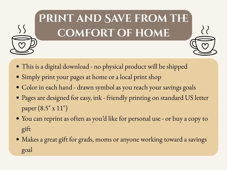 1200 Home Improvement Fund Savings Tracker Bundle Cottagecore Gift for ...