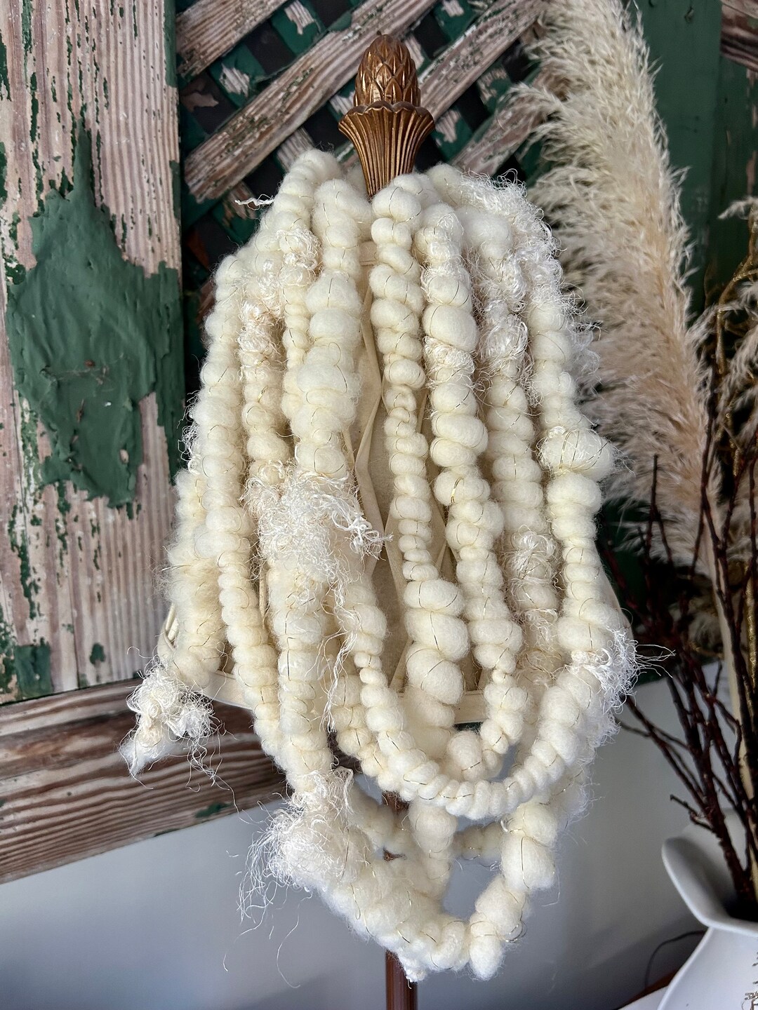 Polar Bobble Yarn, Chunky Handspun Wool, Art Yarn Handspun Thick and ...