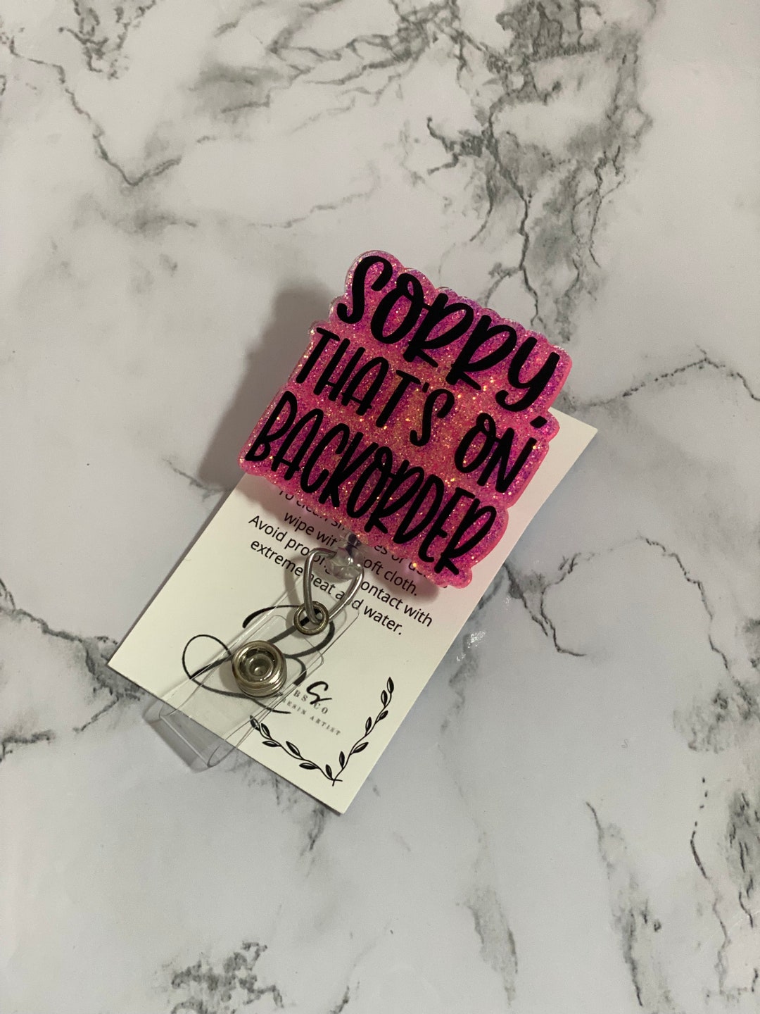 Thats on Backorder Badge Reel - Etsy