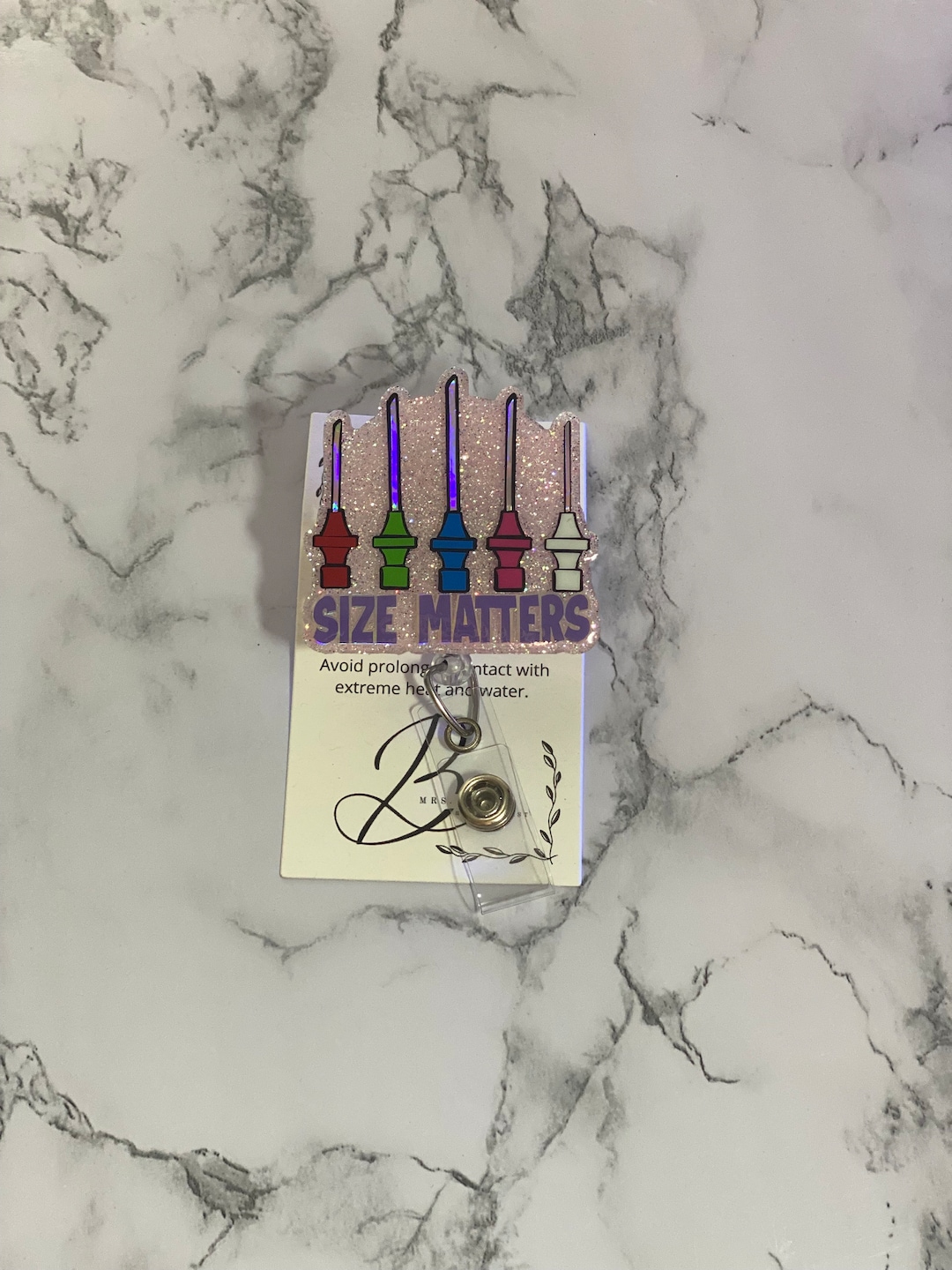 Size Matters Badge Reel - Etsy