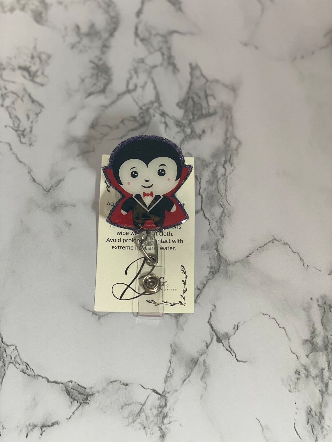 Vampire Badge Reel Halloween Badge Reel - Etsy