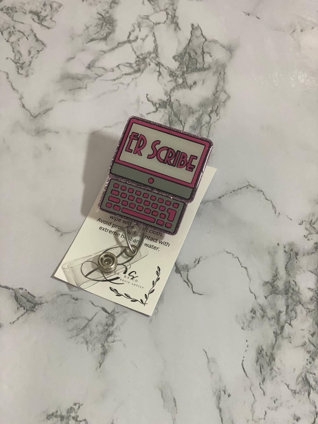 ER Scribe Badge Reel - Etsy