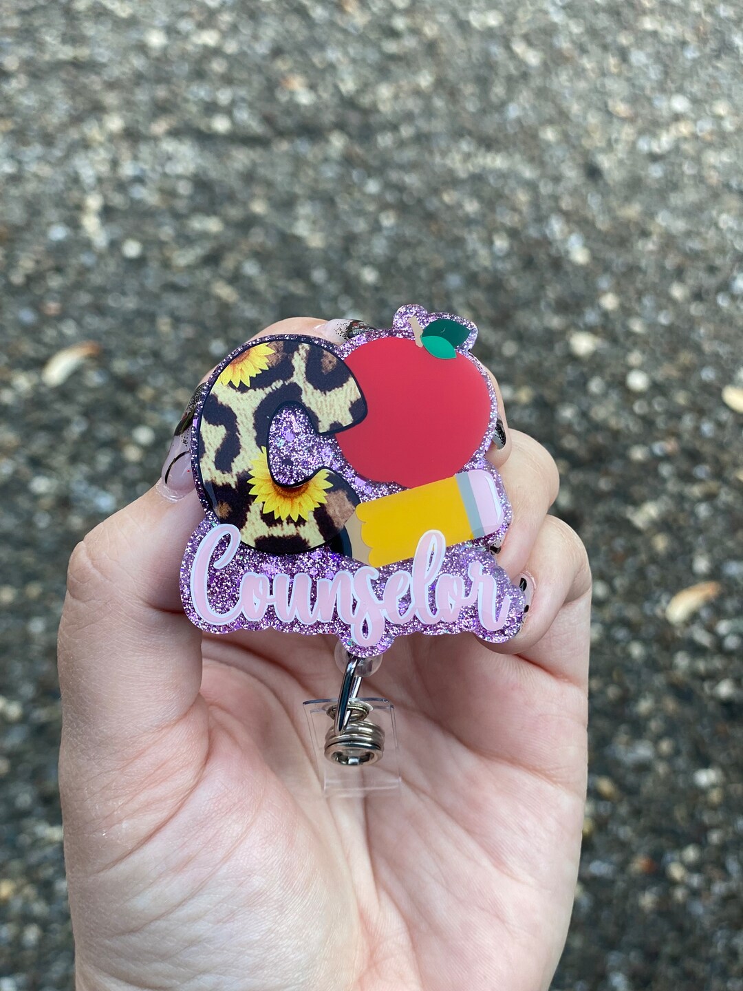 School Counselor Badge Reel - Etsy