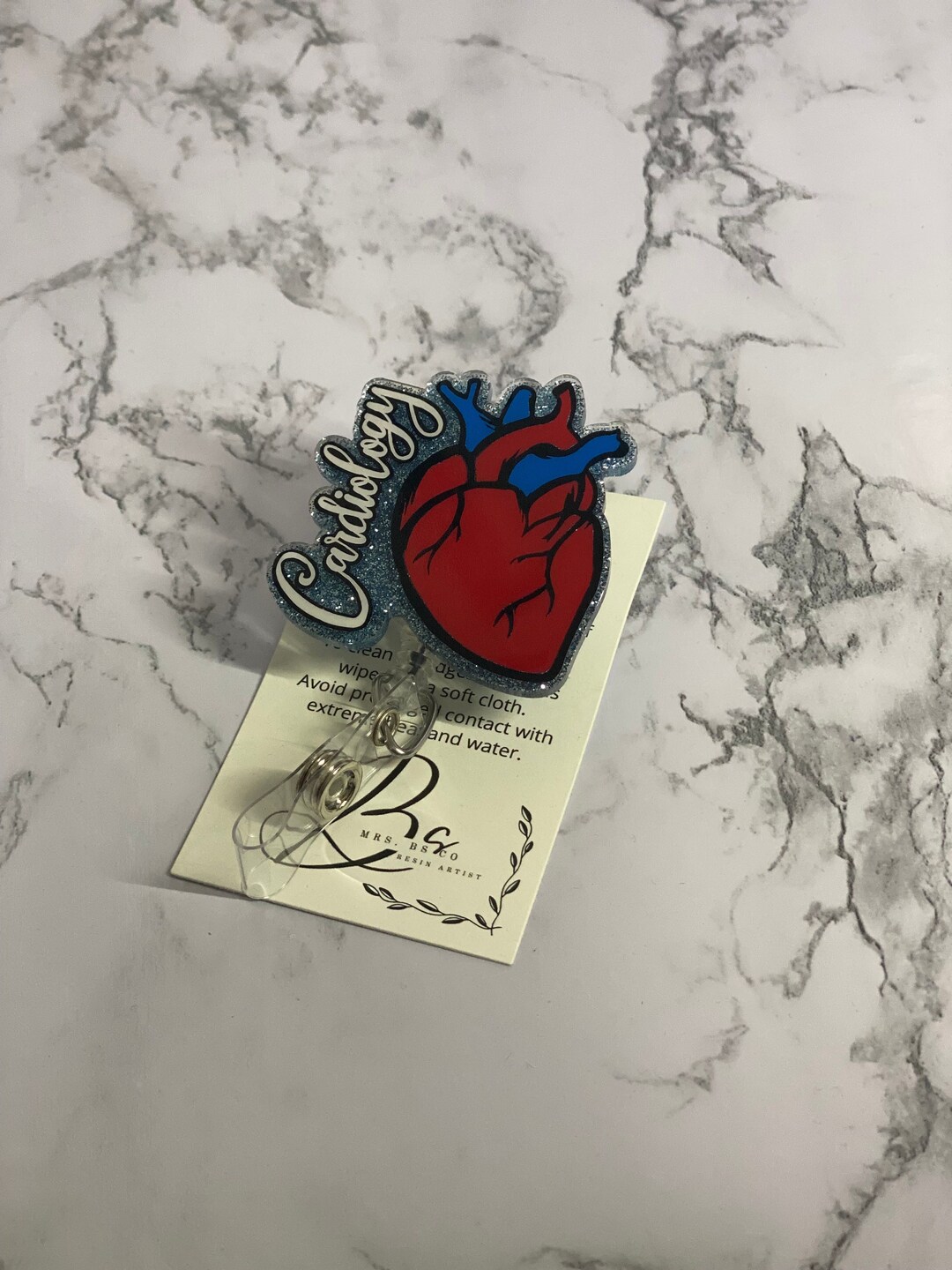 Cardiology Badge Reel - Etsy