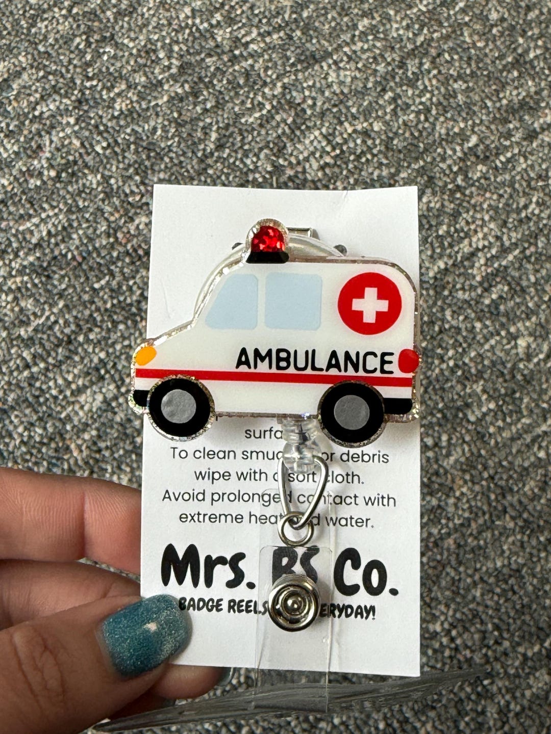 Ambulance Badge Reel - Etsy
