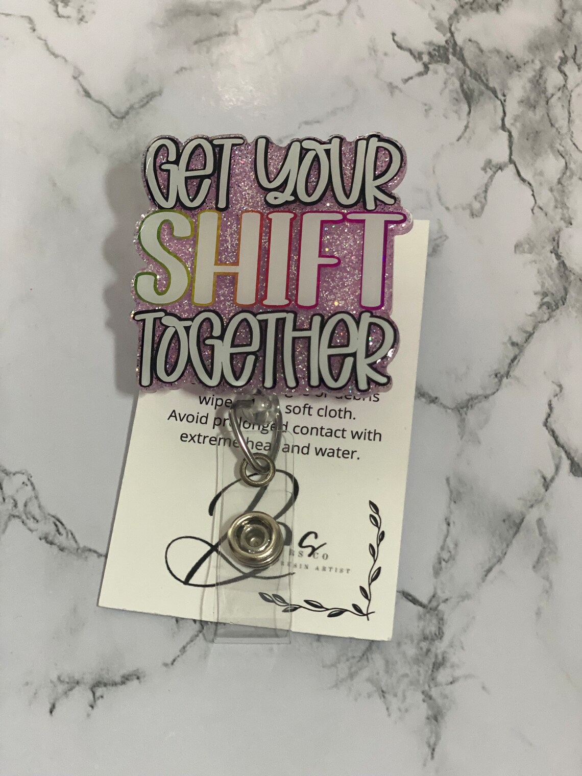 Get Your Shift Together Badge Reel - Etsy