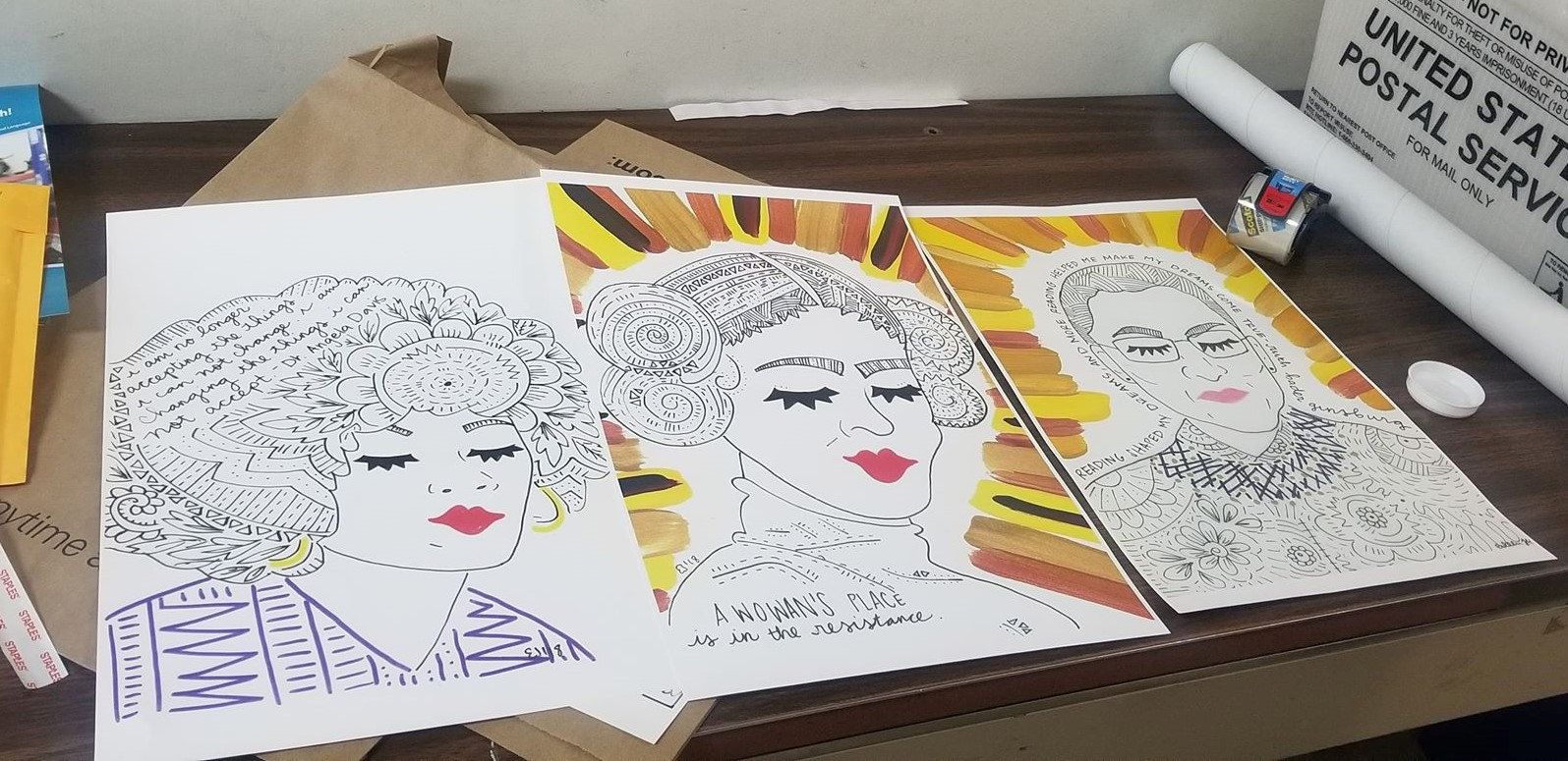 Solange Portrait Print — Maese: Art by Eileen Jimenez