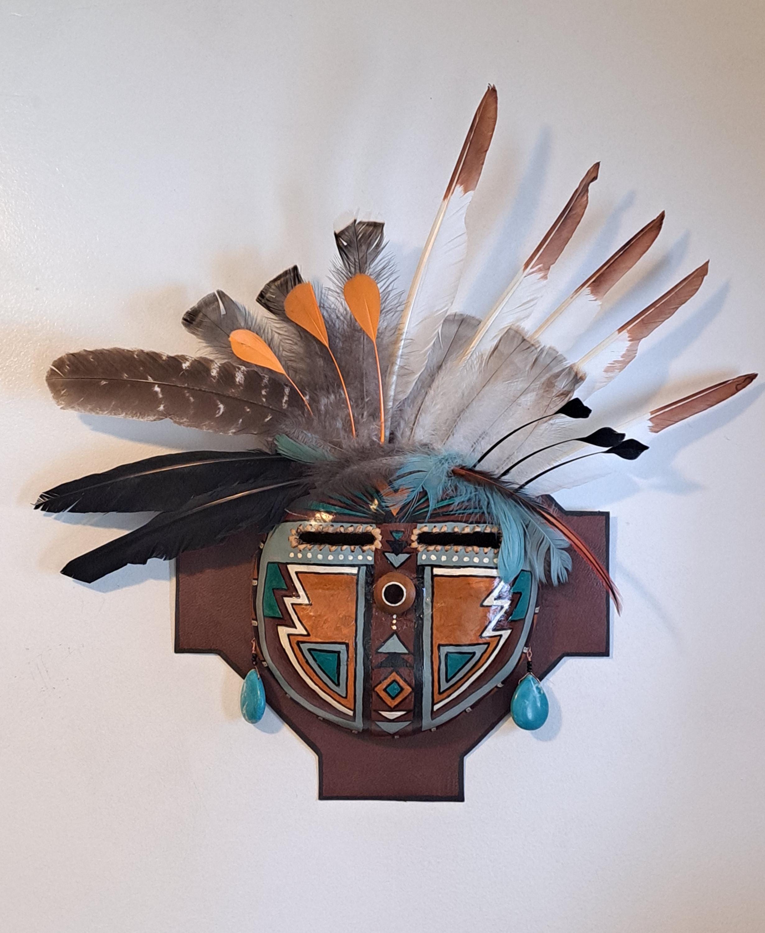 Gourd Mask, by Award Winning Gourd Artist, Patricia Carroll Sailors - Etsy
