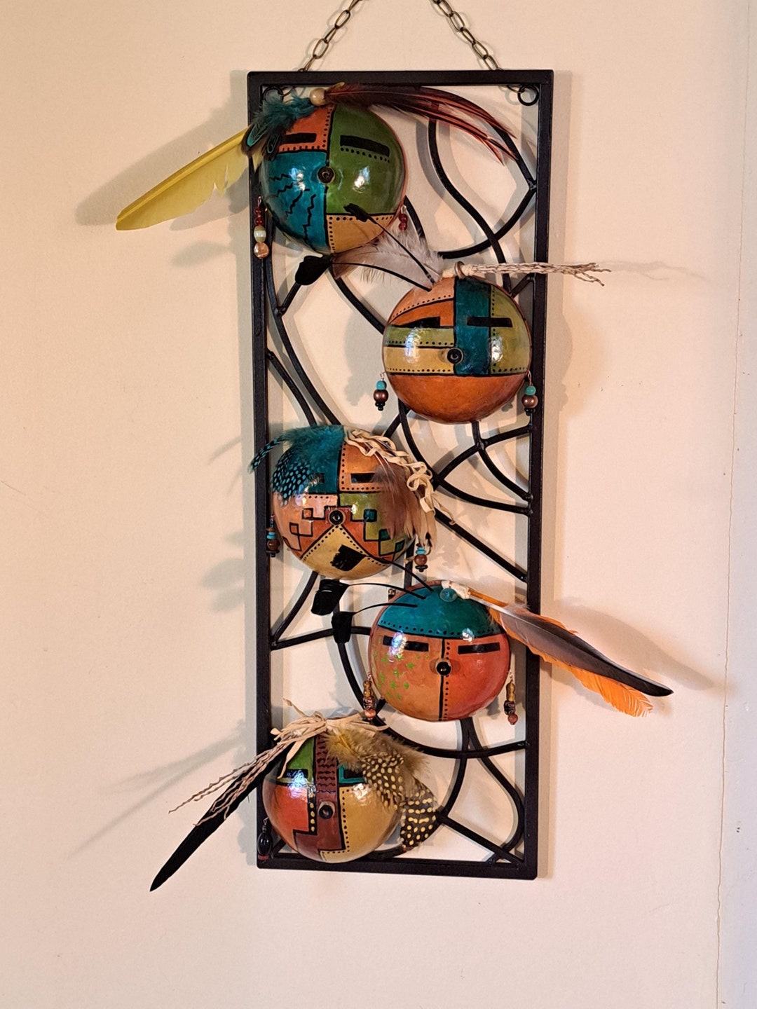 Gourd, Gourd Mask, Gourd Art, Gourd Collage by Award Winning Gourd ...