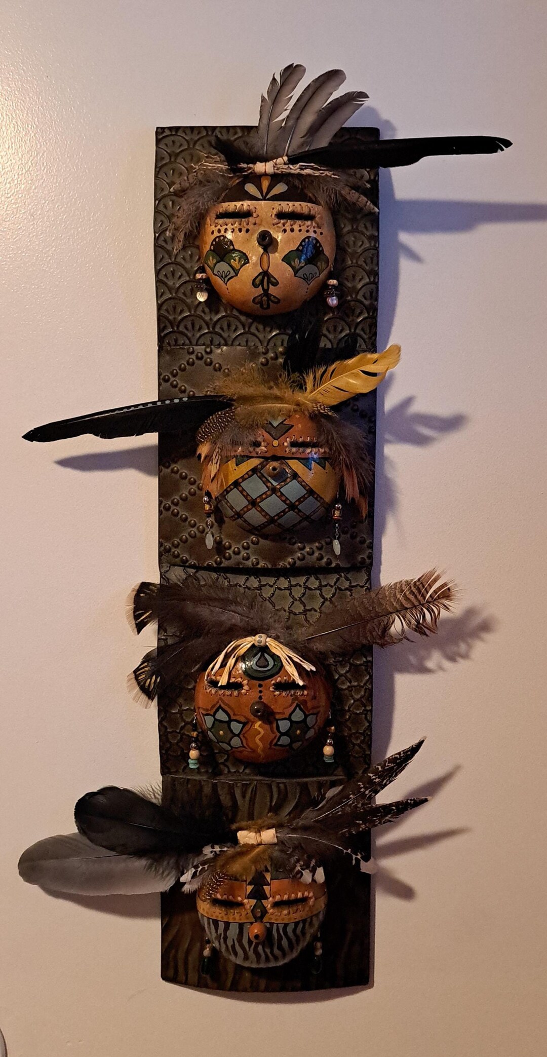 Gourd, Gourd Mask, Gourd Art, Gourd Collage by Award Winning Gourd ...