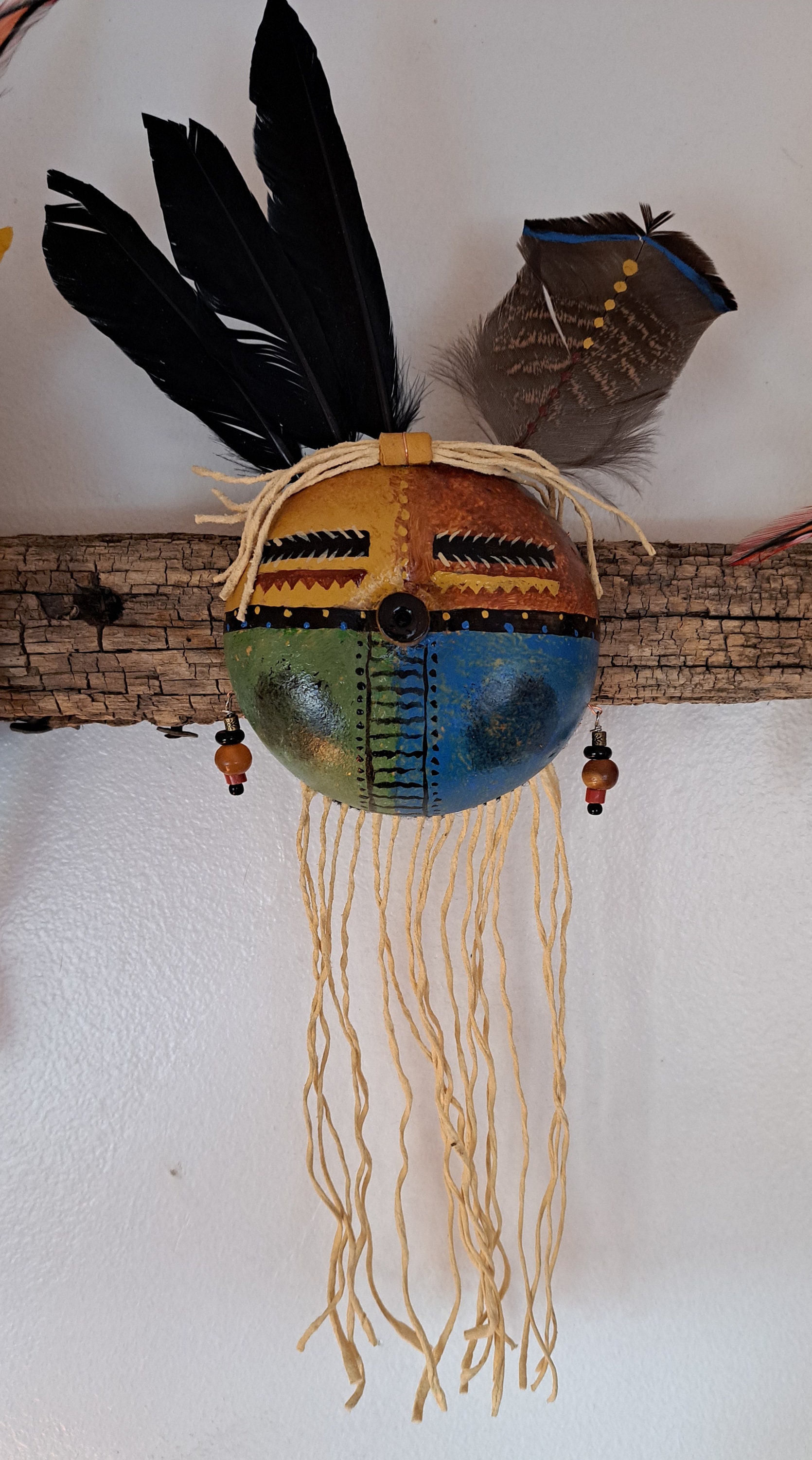 Gourd Mask Collage by Award Winning Gourd Artist Patricia Carroll ...