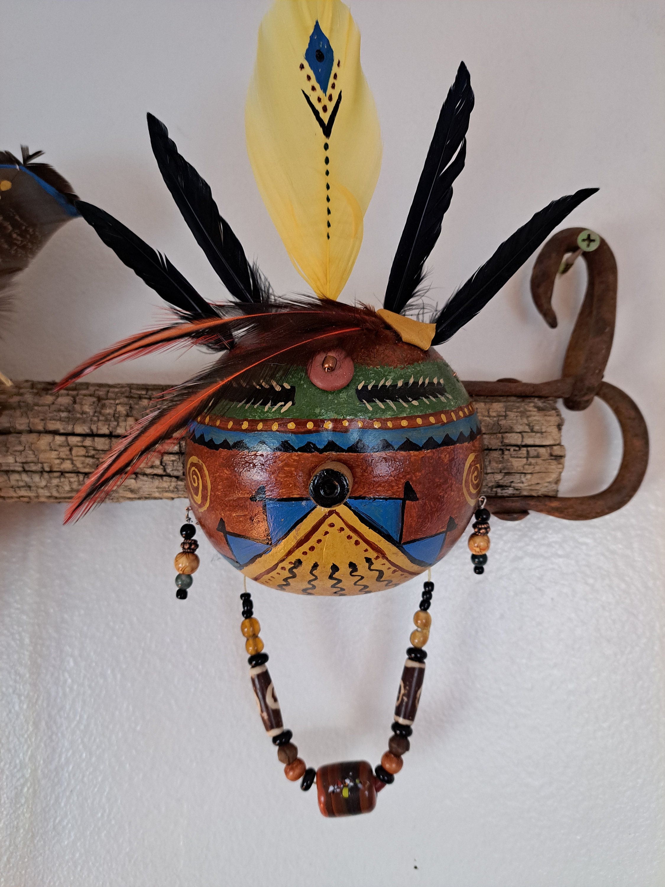 Gourd Mask Collage by Award Winning Gourd Artist Patricia Carroll ...