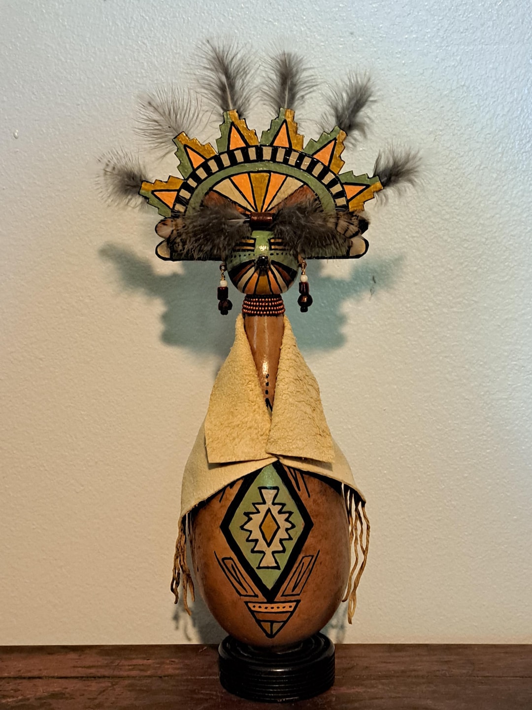Gourd, Gourd Art, Gourd Figurine, Gourd Maiden, Kachina, Southwest Art ...