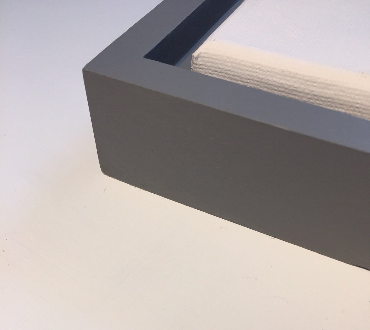 Dark Grey Custom Wood Floating Frames 3/4 Deep Canvas - Etsy