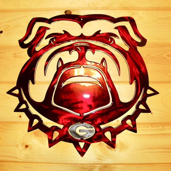 Georgia Bulldogs Metal Signs - Etsy