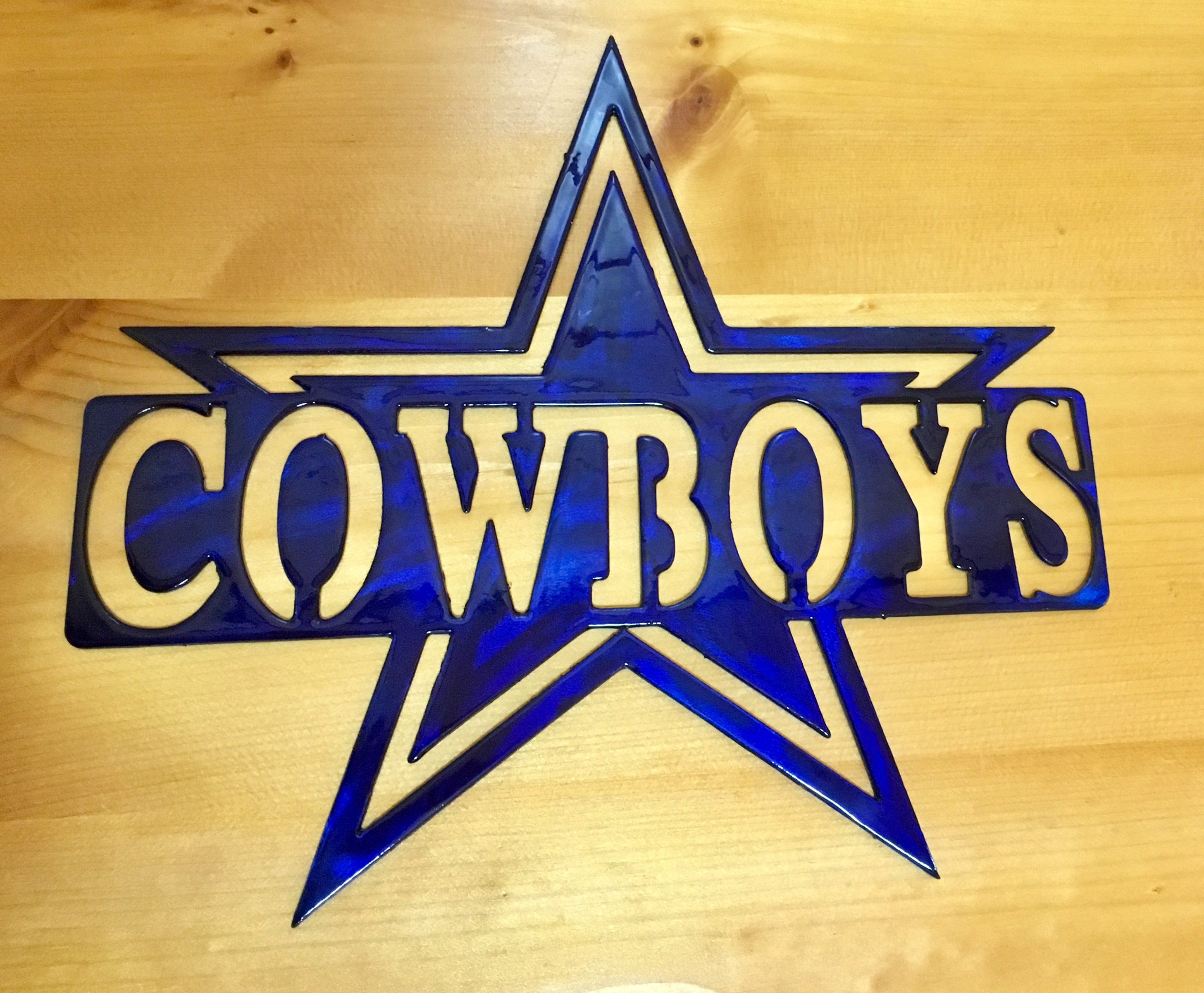 Aluminum Dallas Cowboys Sign/dallas Cowboys Football Logo/dallas ...