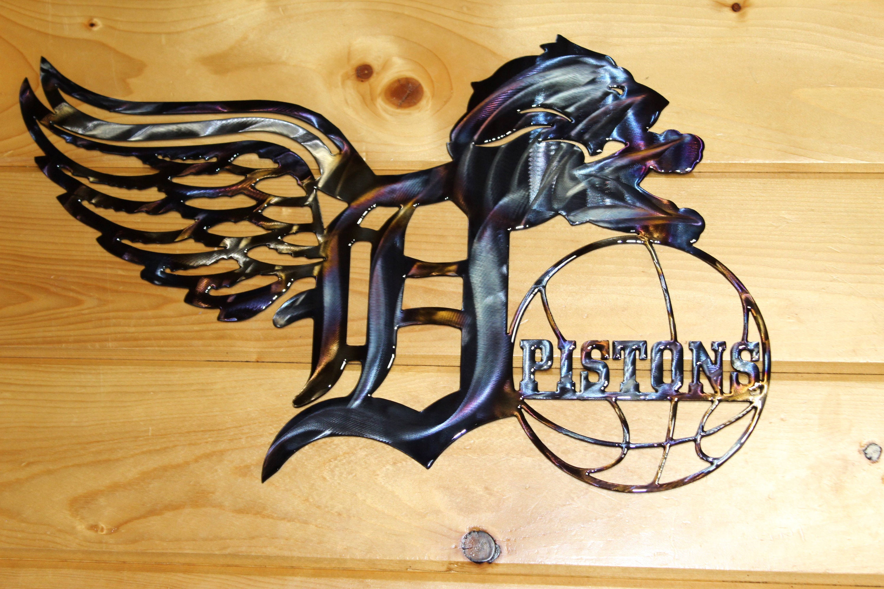 Detroit Sports Combo Sign/detroit Sports Teams Sign/detroit Sports ...