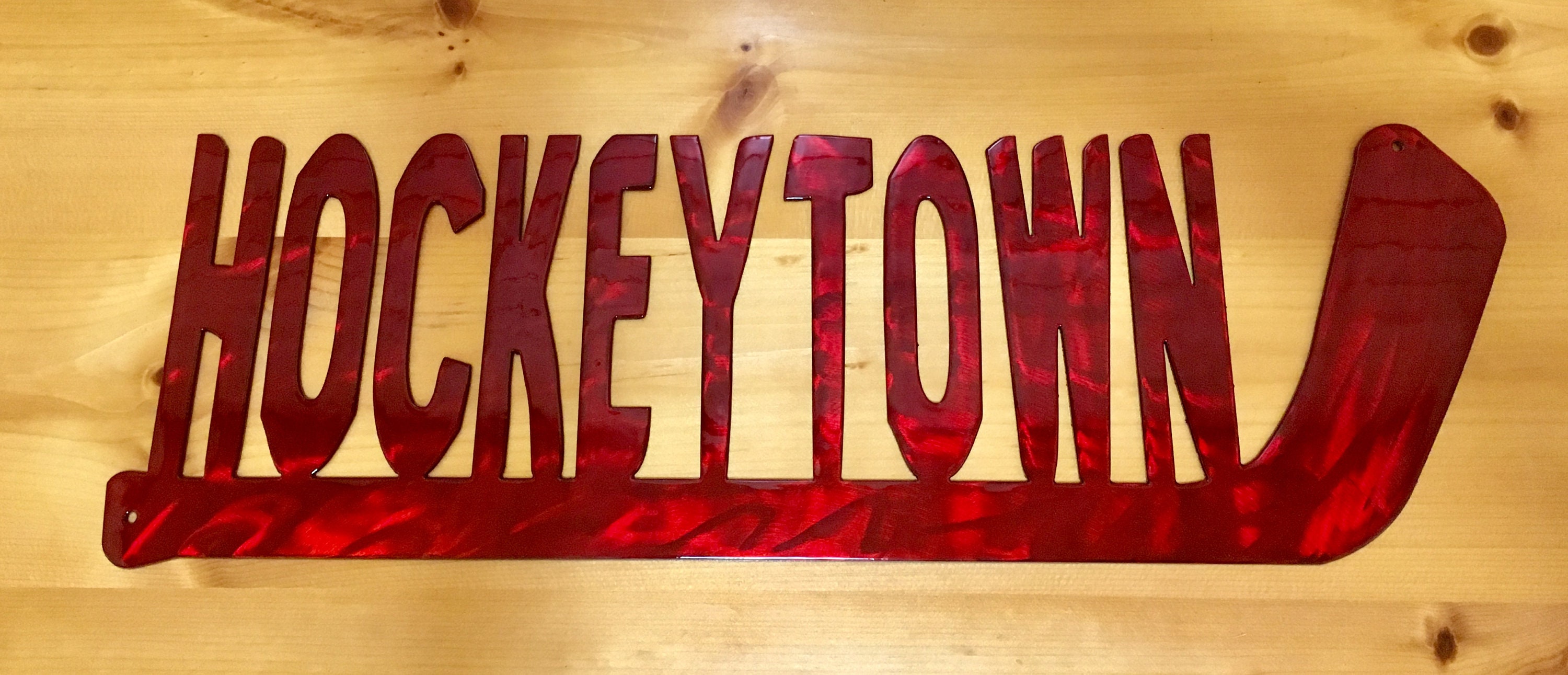 Detroit Red Wings Sign/hockeytown Sign/cnc Plasma Cut Aluminum Sign ...