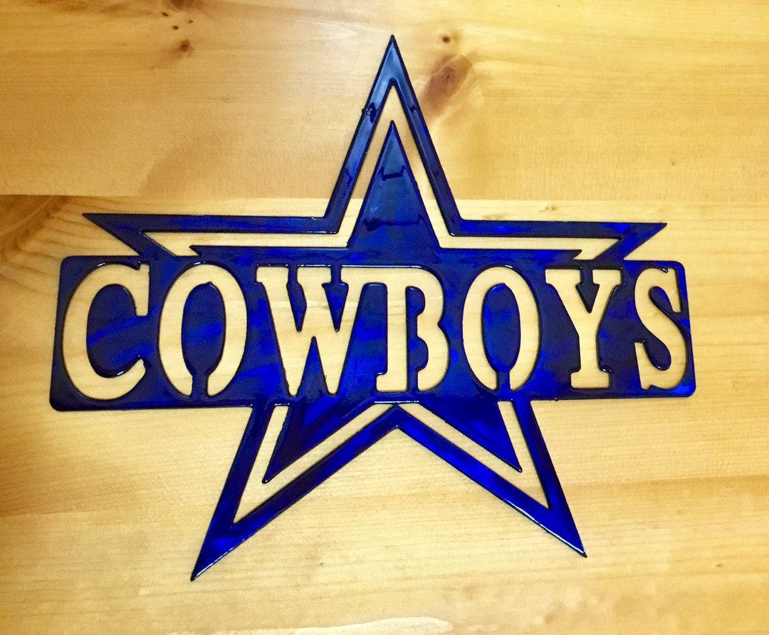 Aluminum Dallas Cowboys Sign/dallas Cowboys Football Logo/dallas ...