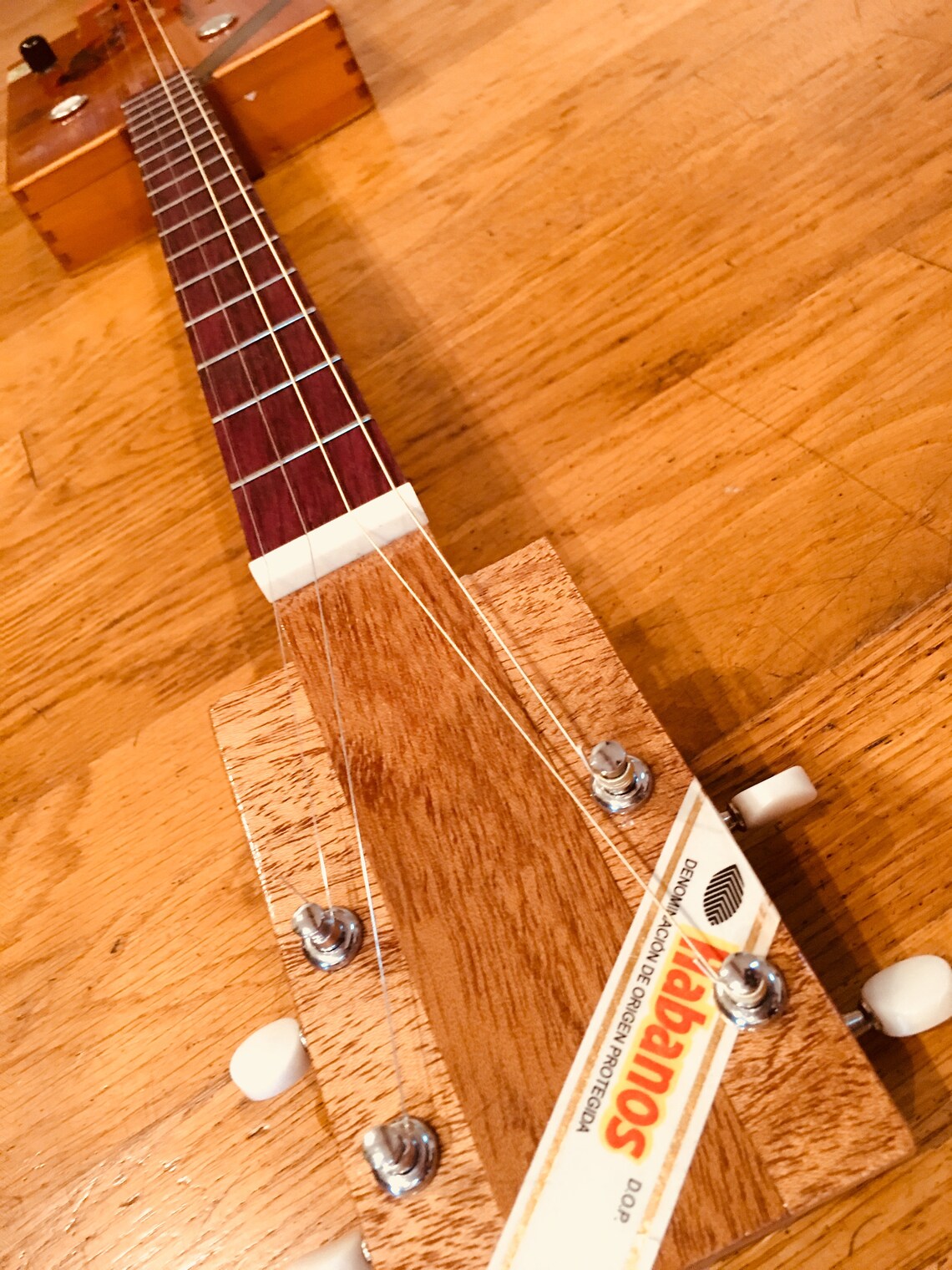 Cohiba “spider-man” Cigar Box Guitar - Acoustic/electric - Etsy