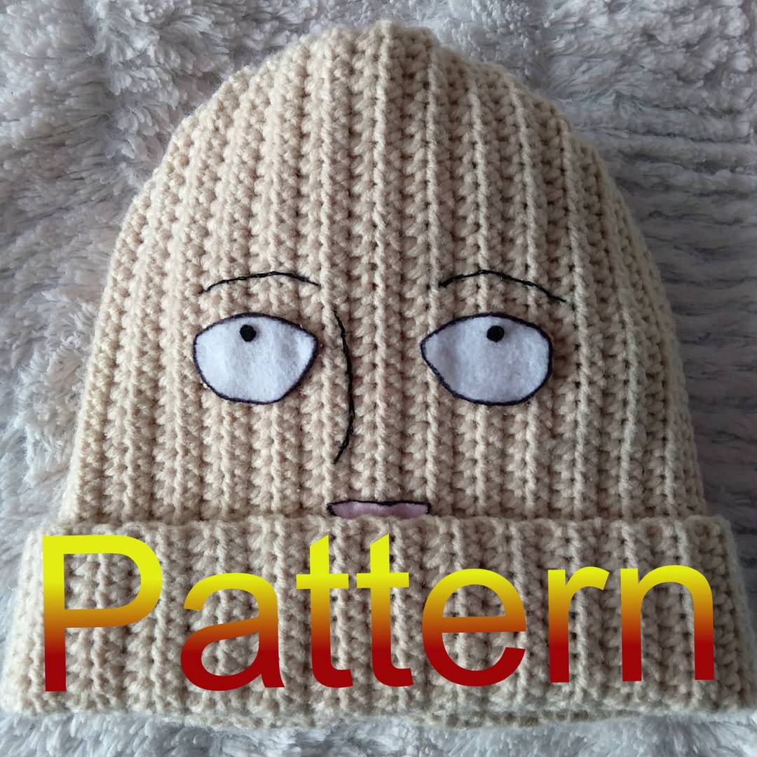 Crochet Pattern Derpy Guy Hat - Etsy
