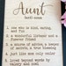 Cool Aunt Sign, Aunt Gift, Best Aunt Ever, Funtie, Mother's Day Gift ...