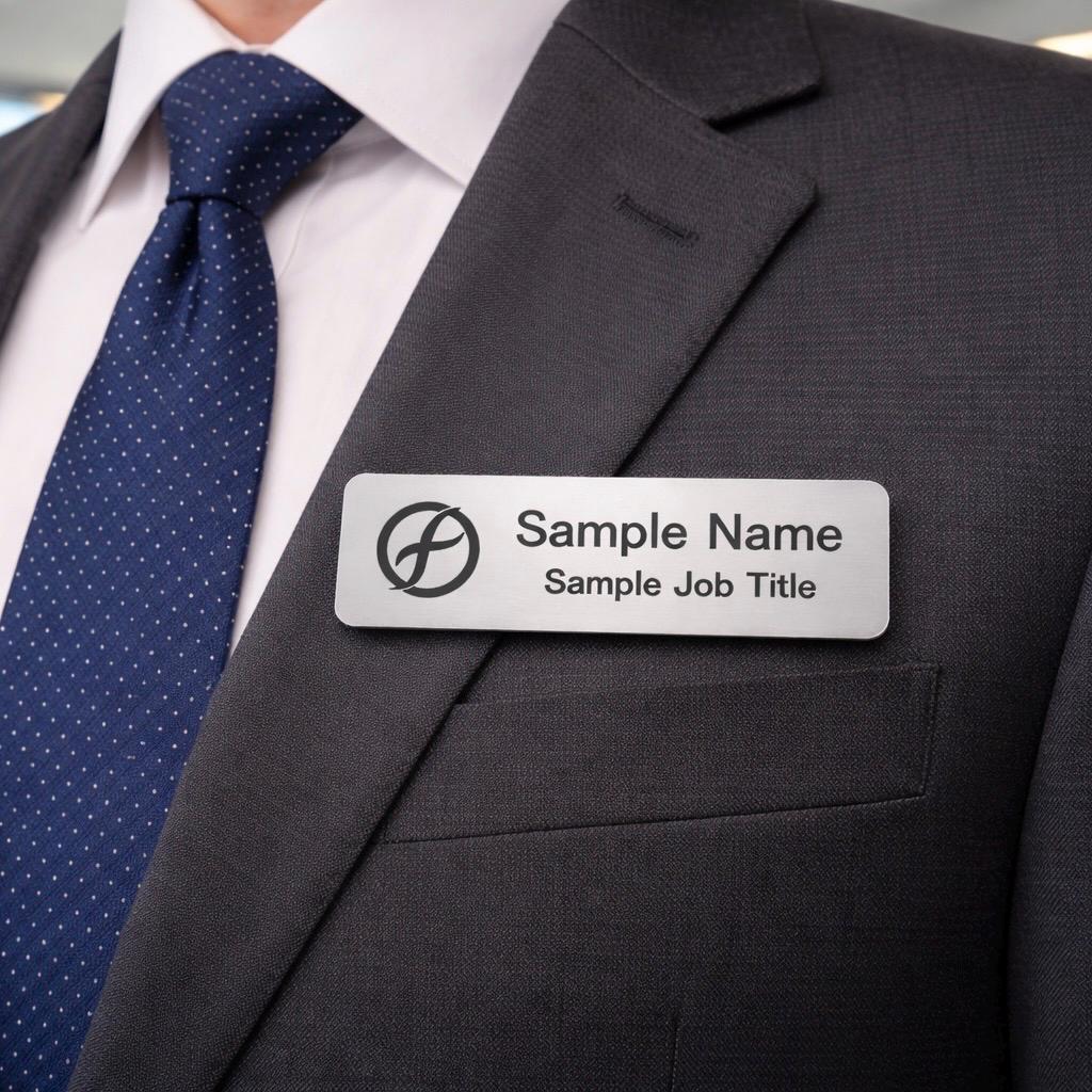 Custom Magnetic Name Tag Personalized Name Badge Engraved Plastic ...