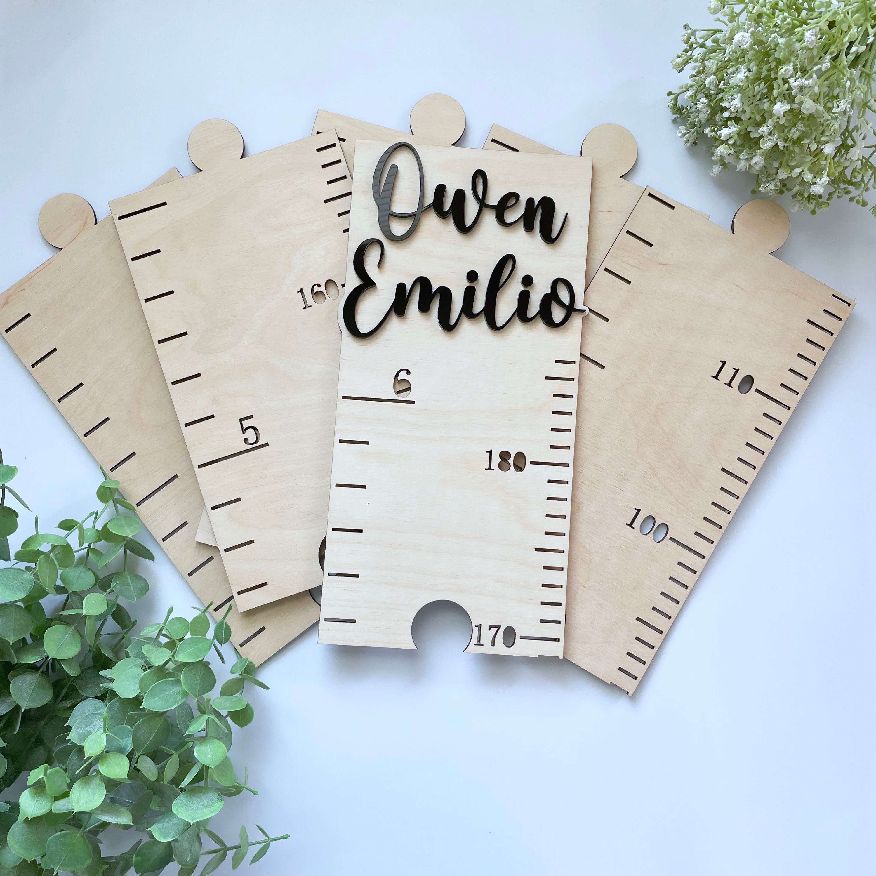 Growth Chart for Kids Personalized Name Measuring Stick - Etsy