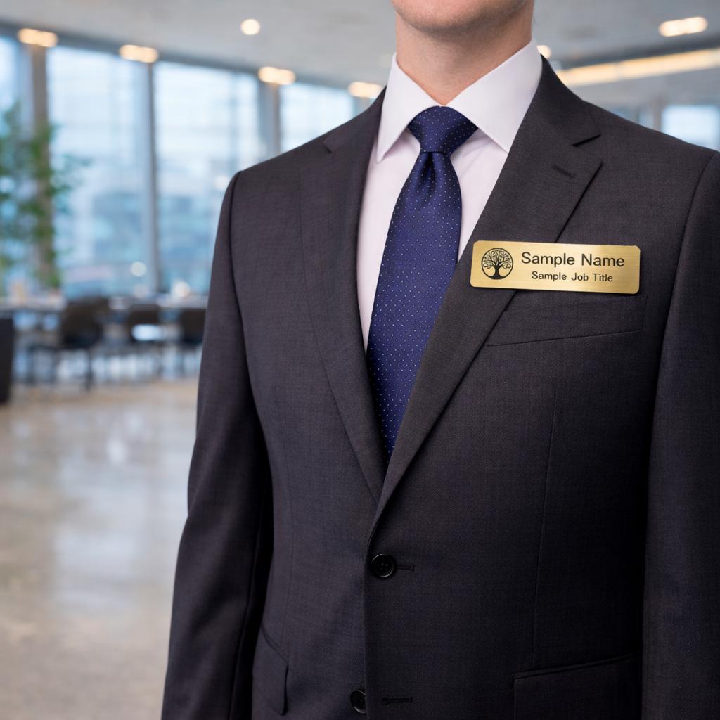 Custom Magnetic Name Tag Personalized Name Badge Engraved Plastic ...