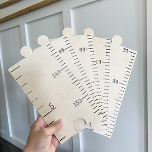 Personalized Kids Wooden Growth Chart | Height Chart Ruler | Wood ...