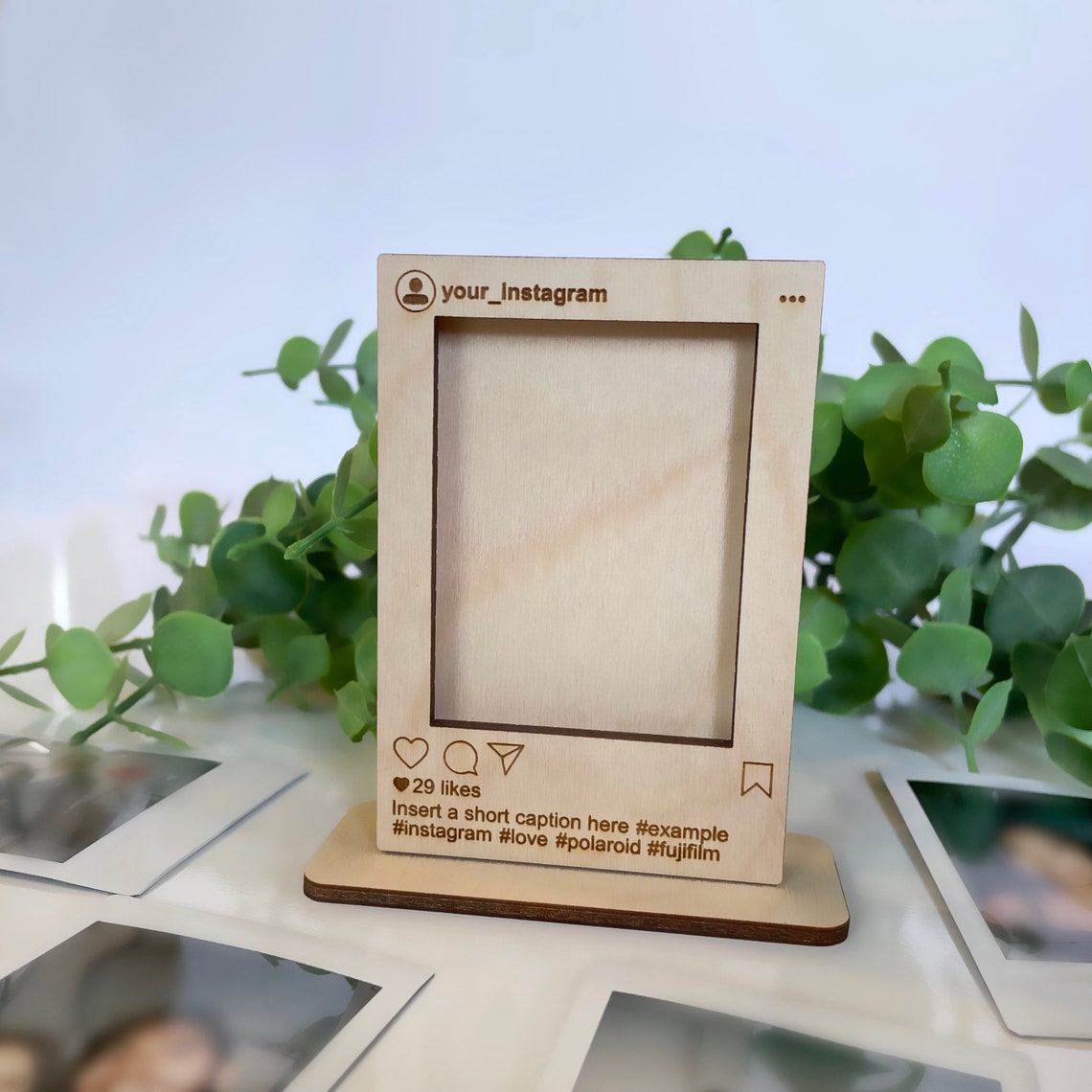 Personalized Instagram Picture Frame Fujifilm Photo Frame - Etsy