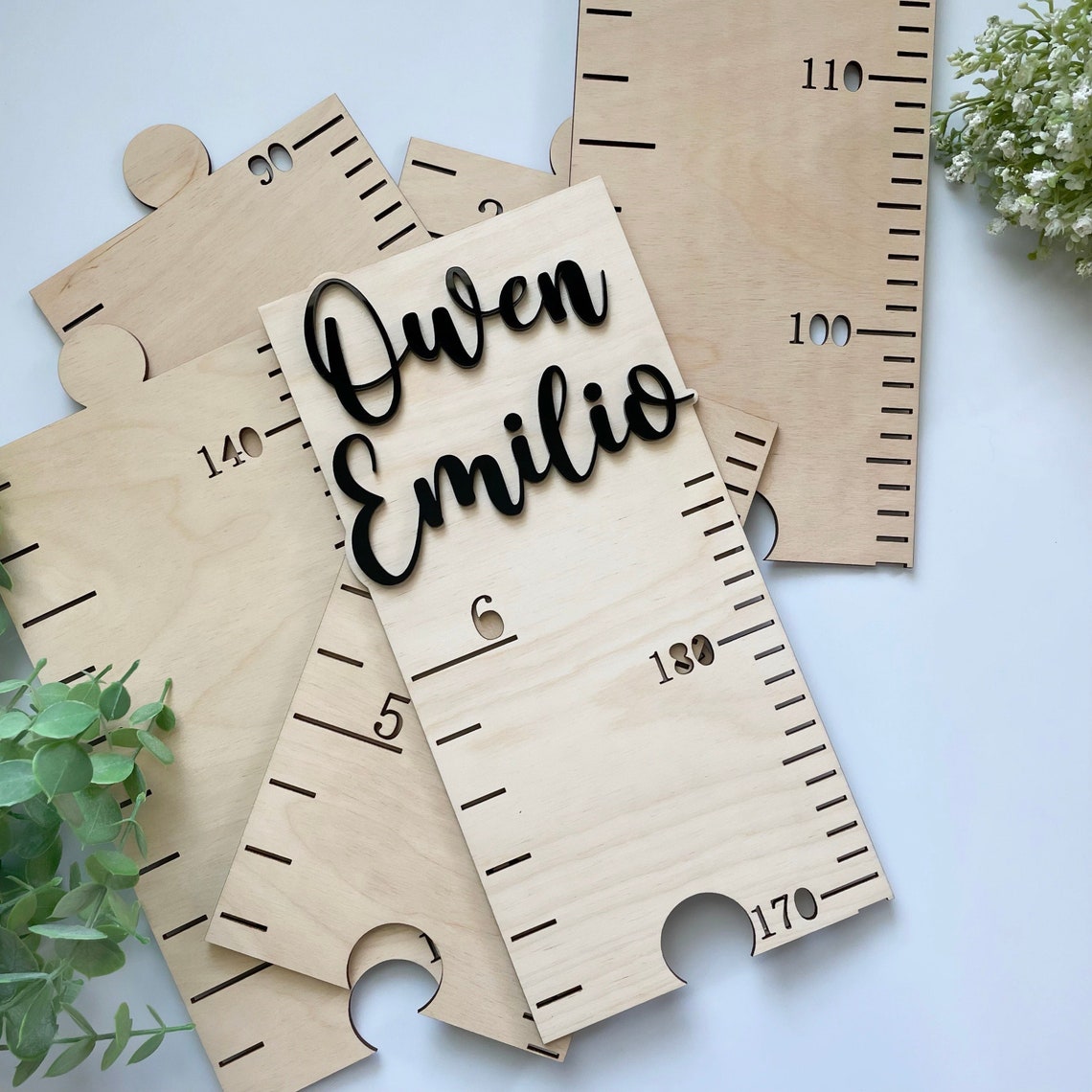 Growth Chart for Kids Personalized Name Measuring Stick - Etsy